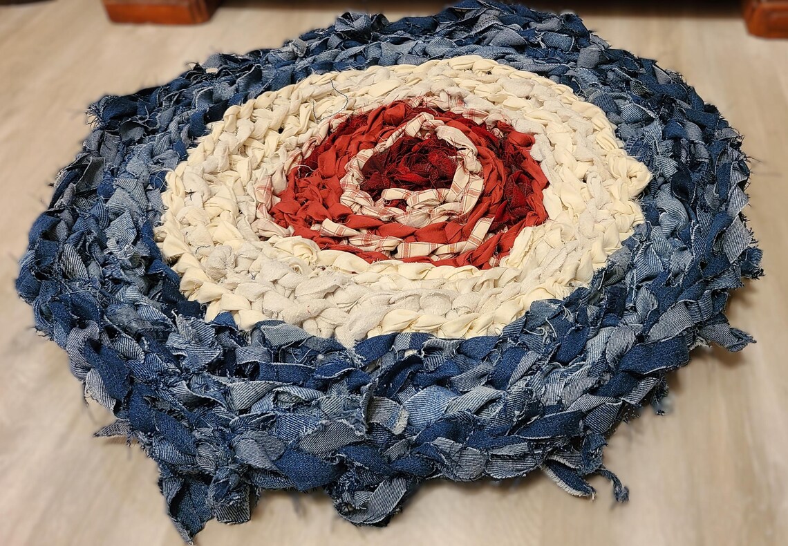 Let Freedom Rug Handmade Cottagecore Shabby Rustic Doormat Floor Decor ...