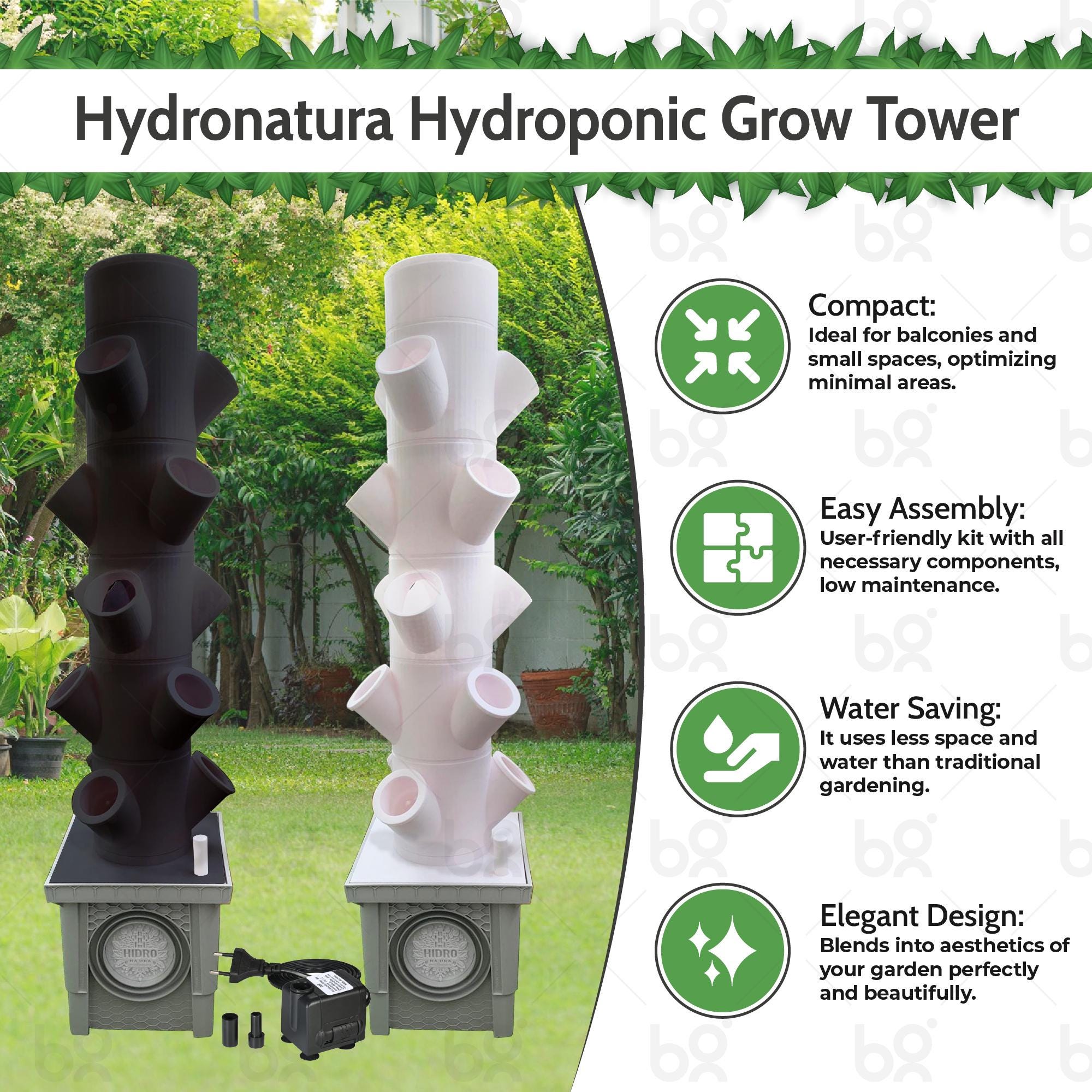 Vertical Garden Tower, Vertical Hydroponic System,tower Garden System ...