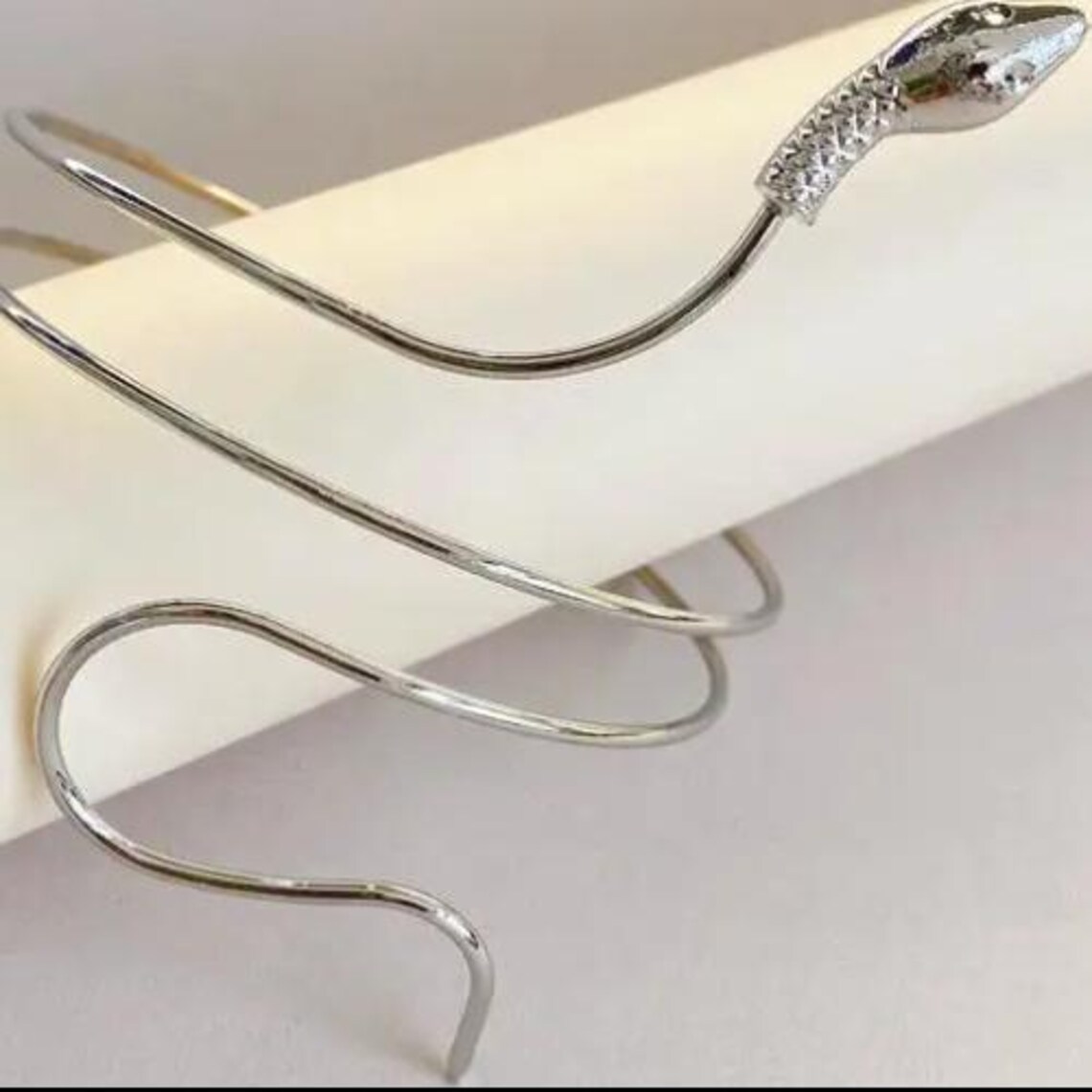 Coiled Snake Spiral Upper Arm Cuff,armband Bangle,women Jewelry Snake ...