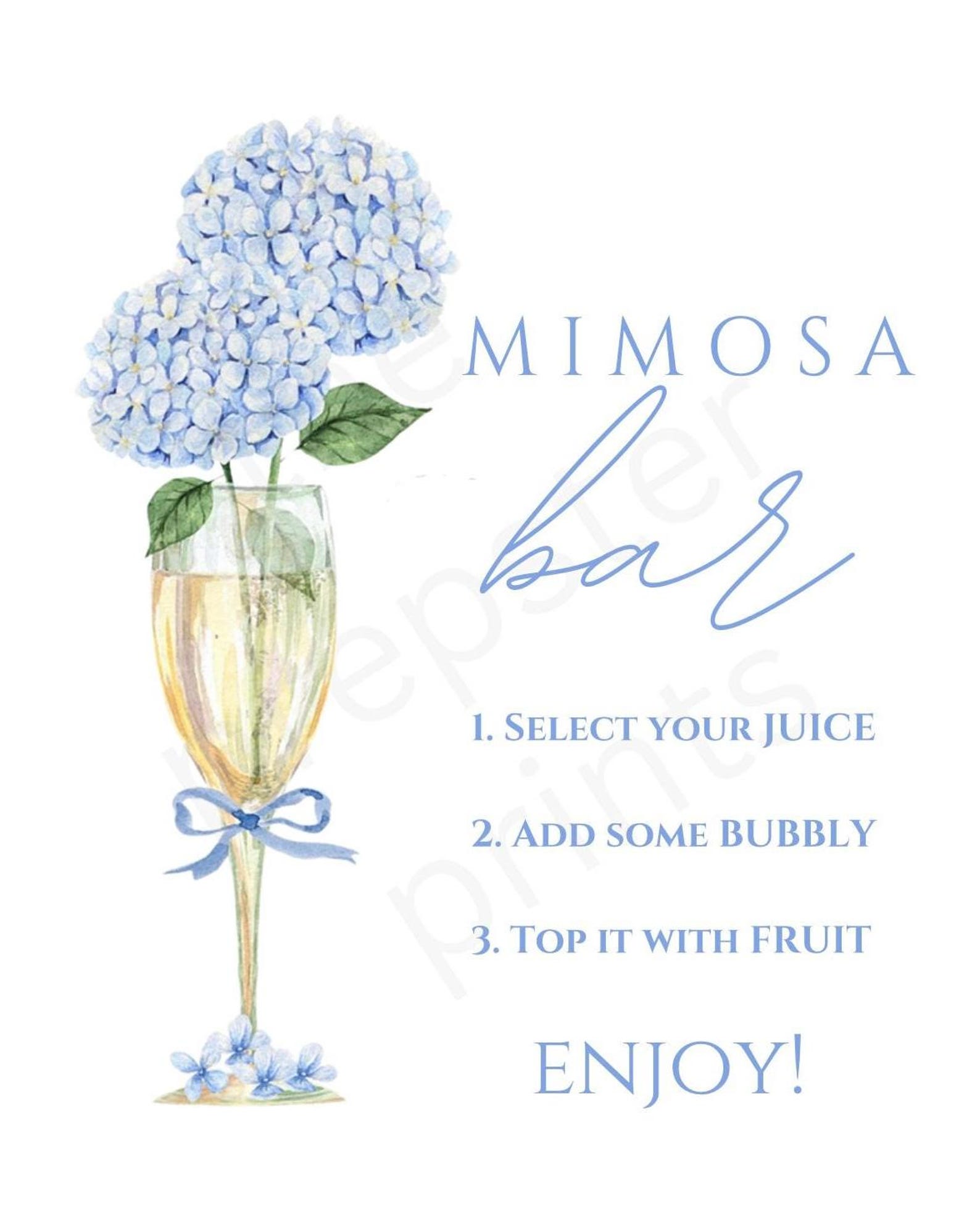 Mimosa Bar Digital Download - Etsy Canada