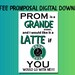 Promposal Poster DIGITAL DOWNLOAD, Coffee Prom Invite, Latte Prom 2024 ...
