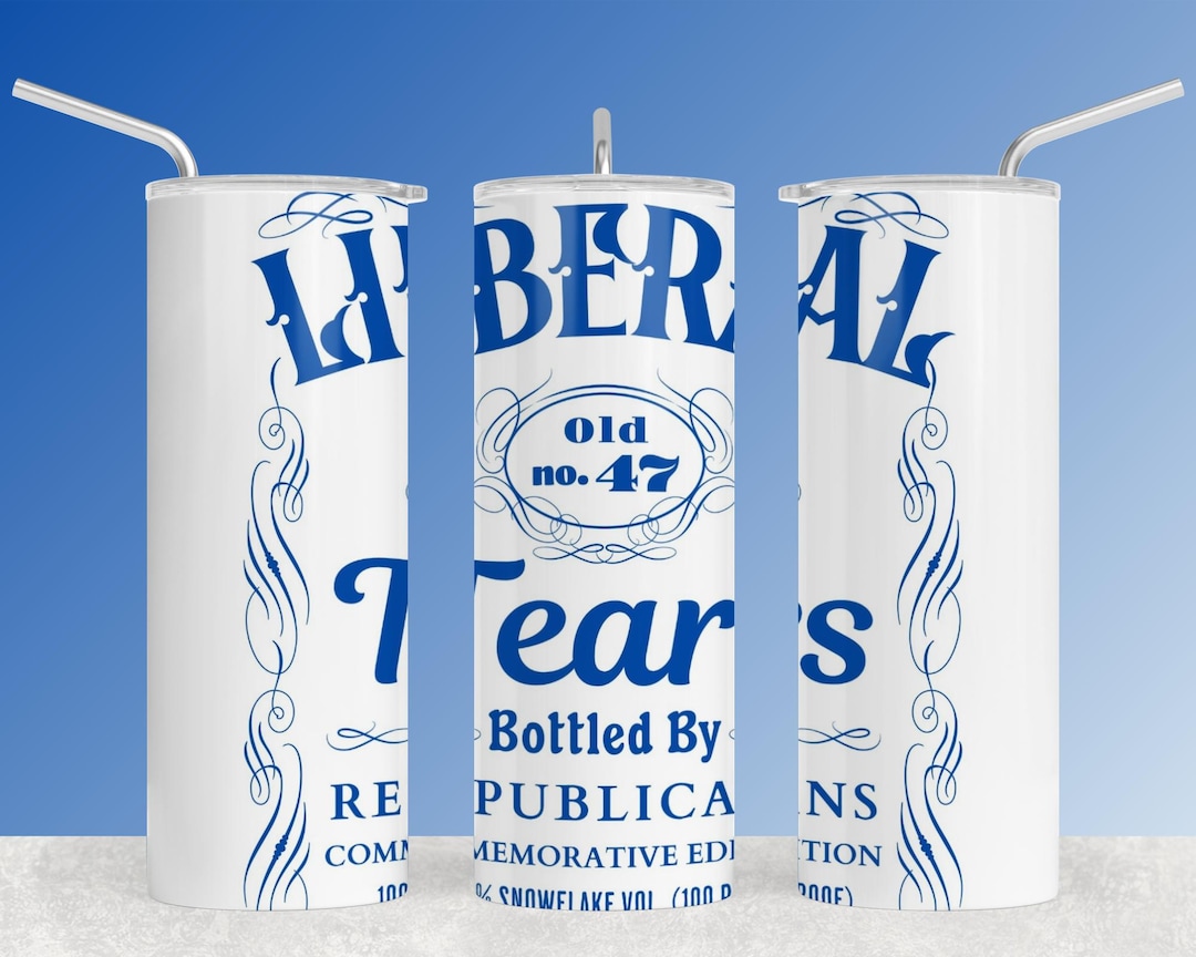 LIBERAL TEARS Whiskey Label Tumbler Wrap 20oz Instant Download ...