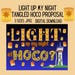 HOCO Proposal Poster You Light up My Night Prom Invite Chinese Lantern ...