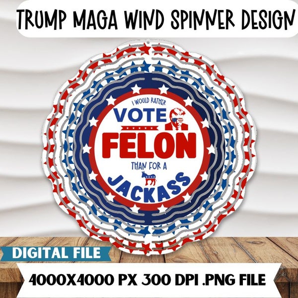 Trump Wind Spinner Svg - Etsy