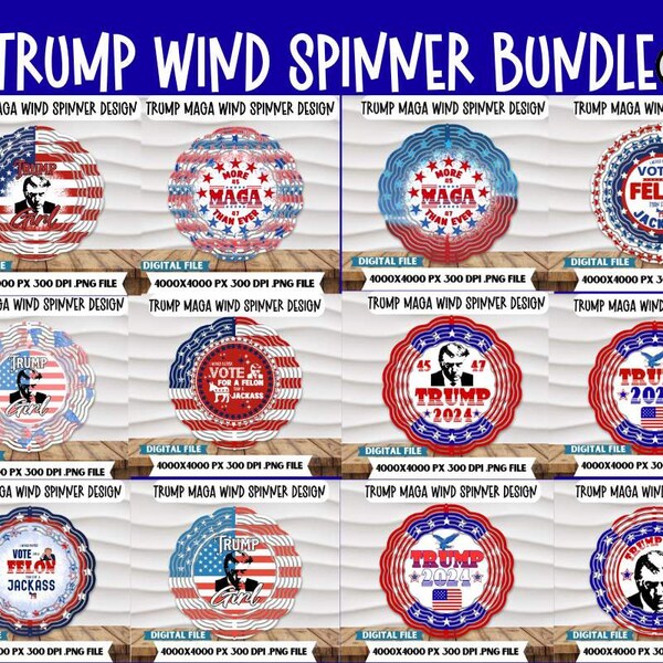 Trump Wind Spinner Sublimation - Etsy