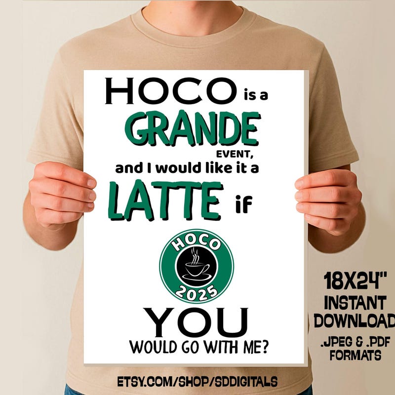 Hoco Themed Posters - Etsy