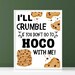 HOCO Proposal Poster Crumble Cookie Night Prom Invite High School Dance ...