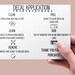 Vinyl Decal Application Card, Small Business Supplies, Digital File, Ready to Print, Instant ...