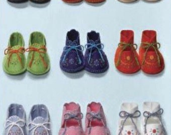 Felt baby booties | Etsy