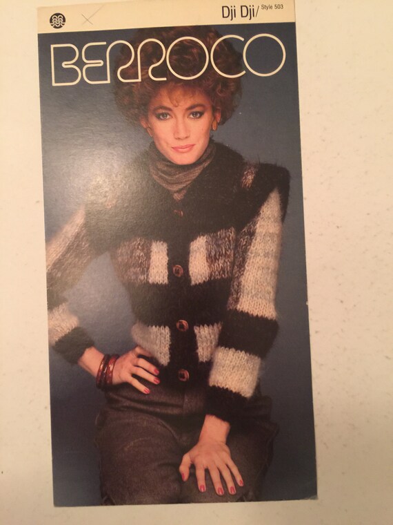 1981 Berroco Knitting Pattern | Etsy