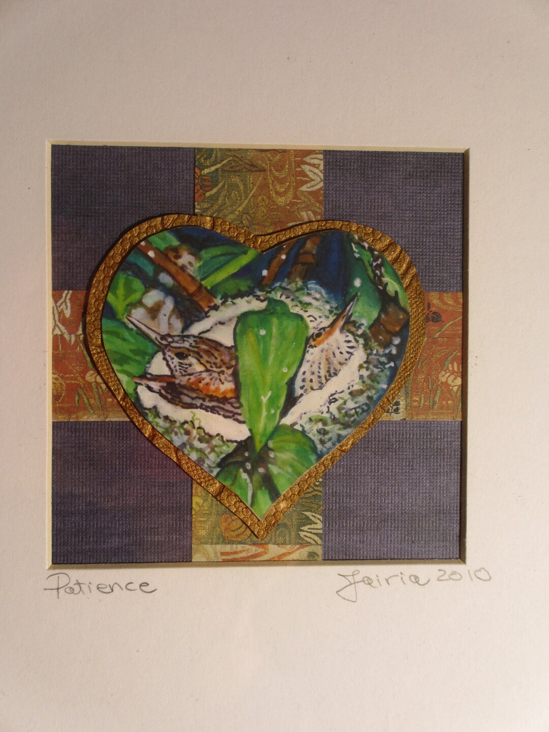 Patience Collage and Digital Print - Etsy