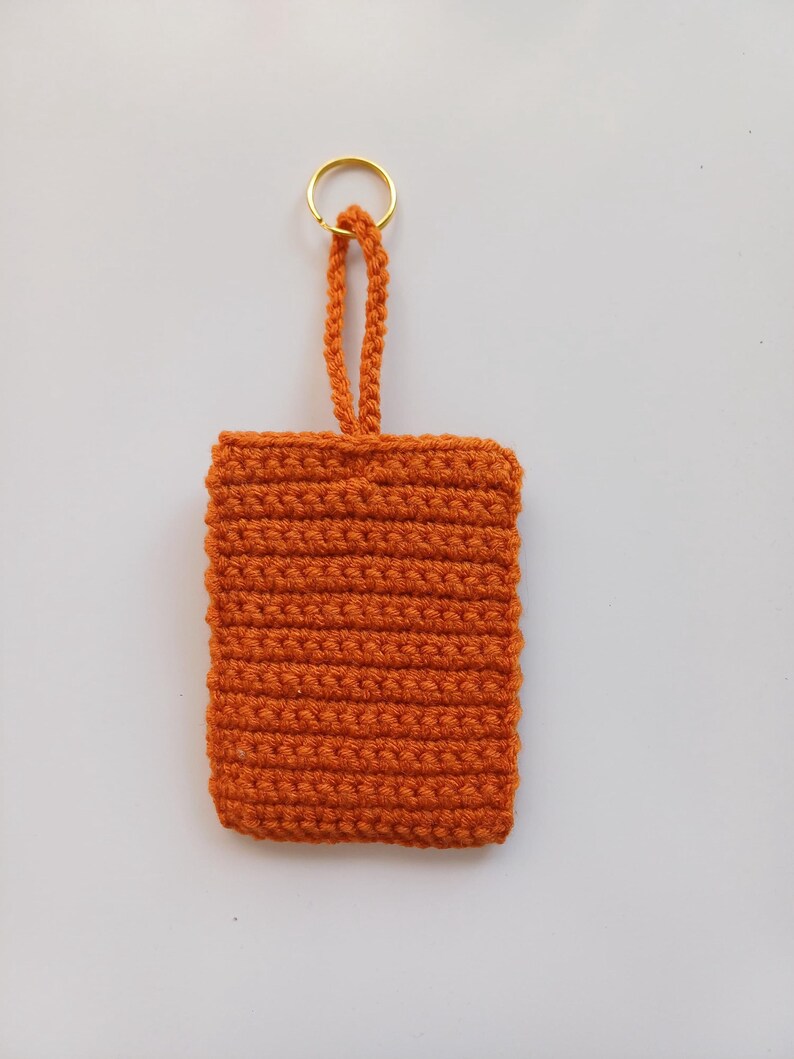 Kpop Crochet PC Holder Photocard Seventeen Tangerine Orange Handmade ...