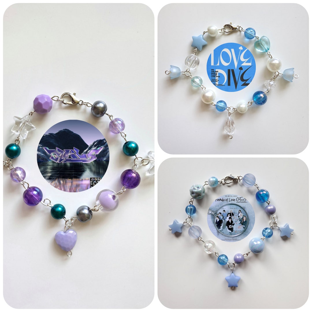 Bead Bracelet Kpop Twice Ive Aespa Kpop Y2k Coquette Merch Jewelry ...