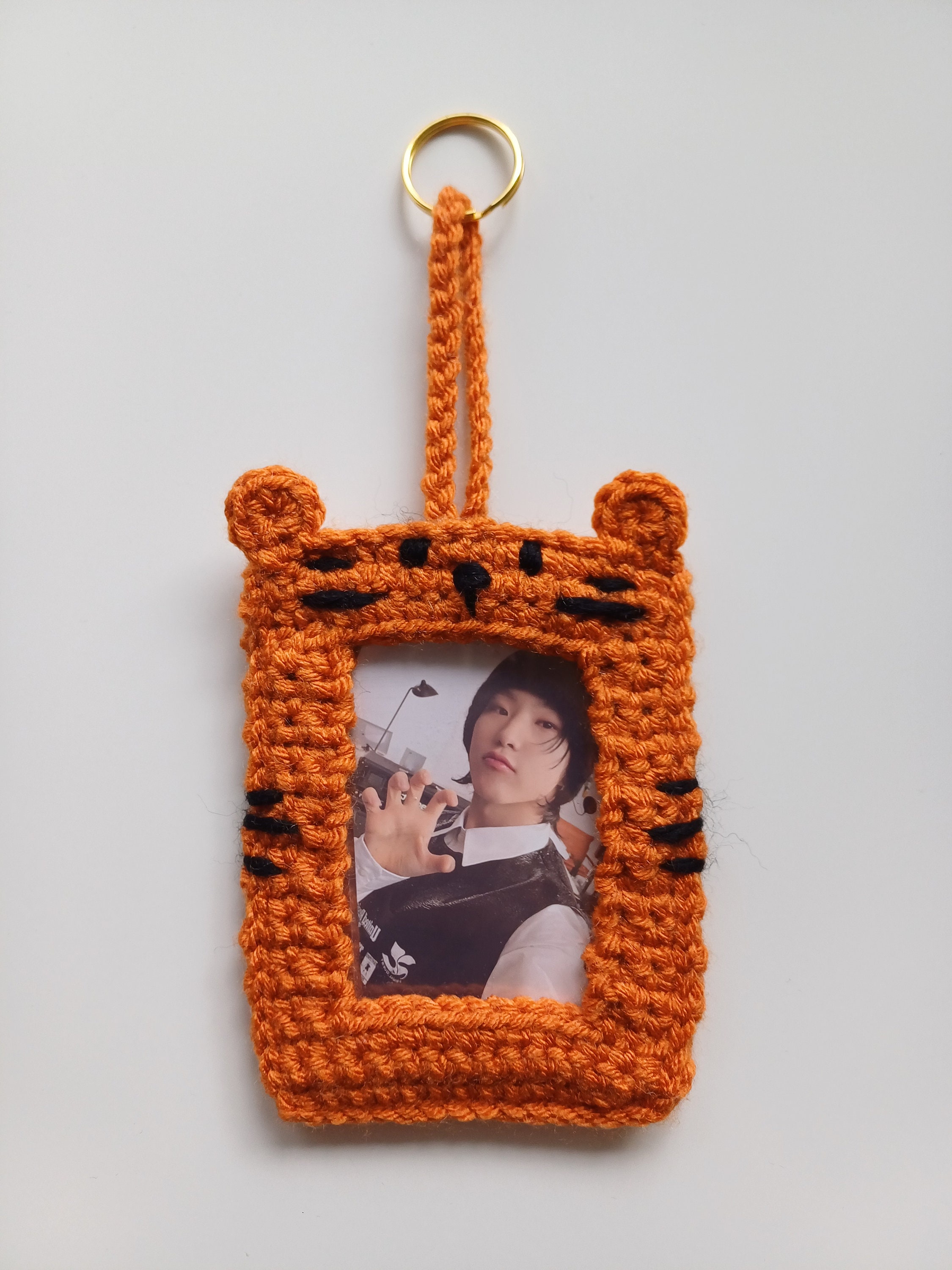 Kpop Crochet PC Holder Seventeen Tiger Hoshi Tangerine Handmade ...