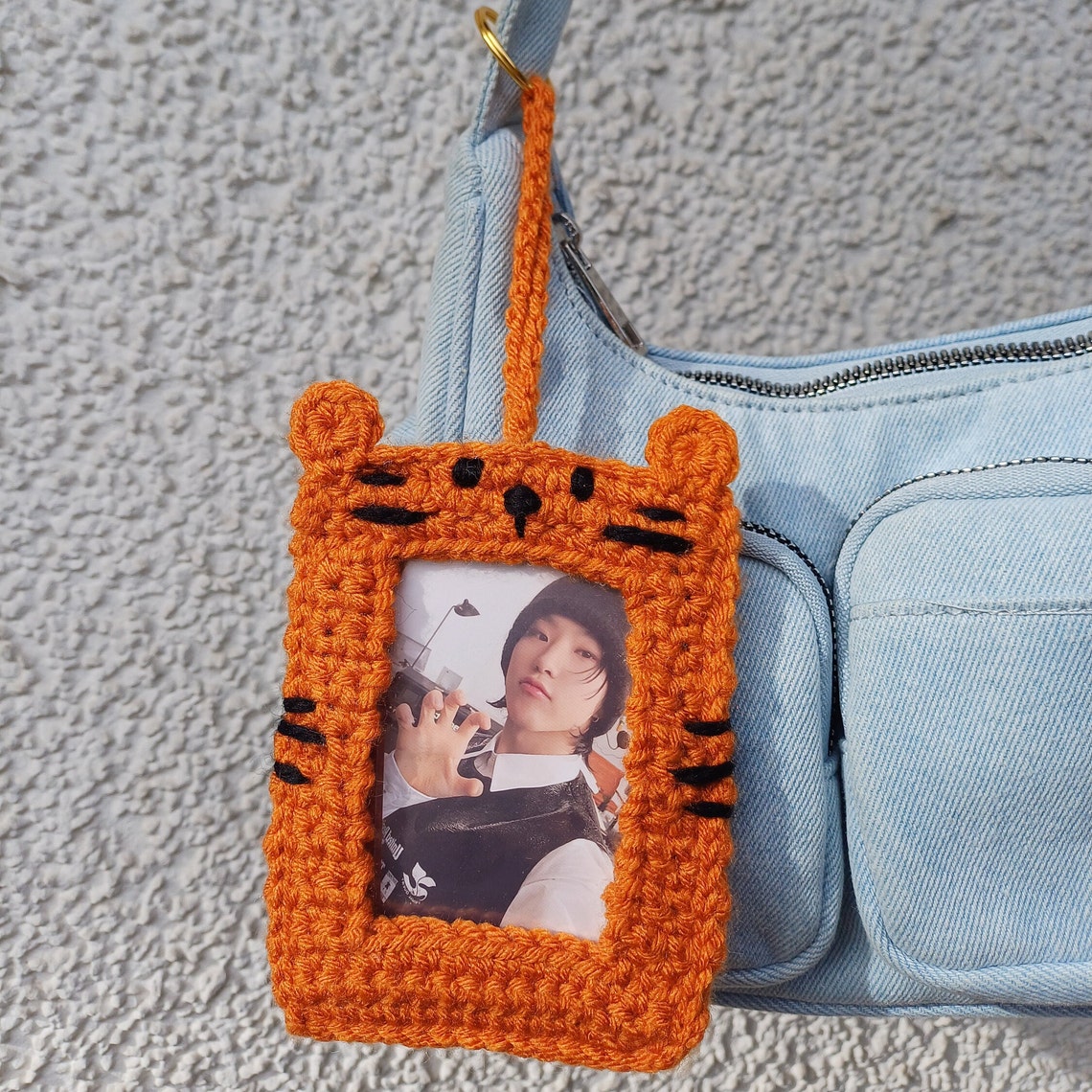 Kpop Crochet PC Holder Seventeen Tiger Hoshi Tangerine Handmade ...