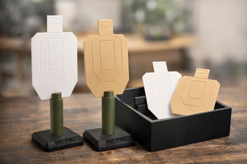Dry Fire Training Targets | Exact 1/6 Scale USPSA | Modular Shooting ...