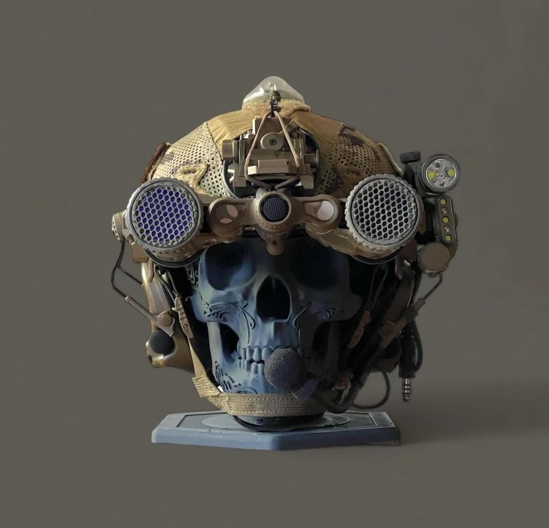 3D Printed Tactical Skull Helmet Stand: Military Gear Display - Etsy UK