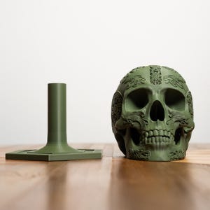 3D Printed Tactical Skull Helmet Stand: Military Gear Display - Etsy
