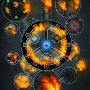 Steampunk Battlemap, Dnd Map, D&D, Battlemap, Clockwork, Dungeons and ...