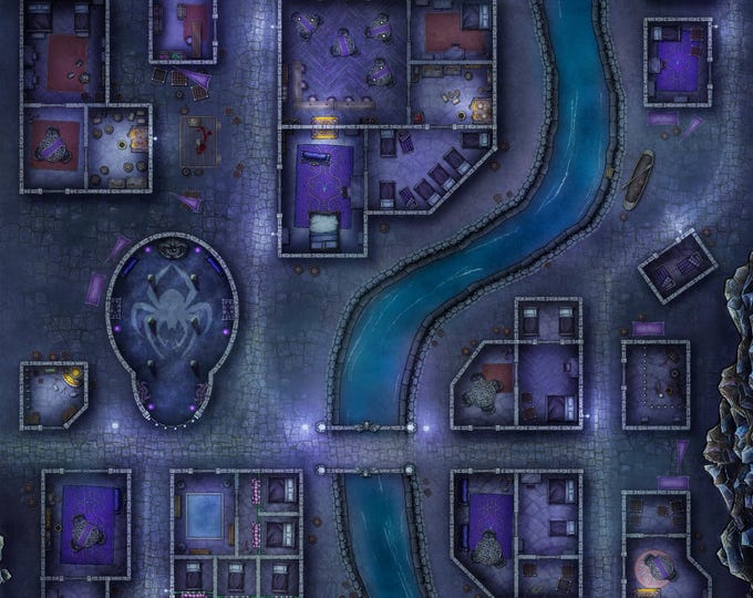 Underdark Battlemaps, Dnd Maps, D&D, Darklands, Gridded Maps, Cave ...