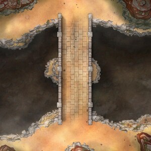 Bridge Battlemap, Dnd Map, Cliff, D&D, Battle Map, Dungeons and Dragons ...