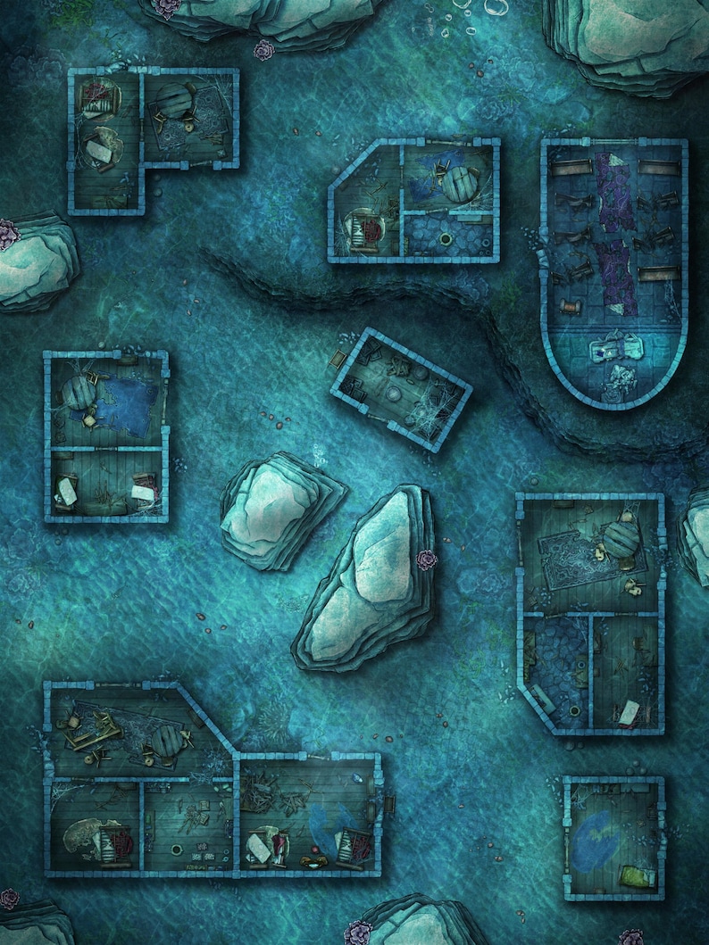 Town Battlemap, Dnd Map, City Streets, Village, D&D, Urban, Battlemap ...