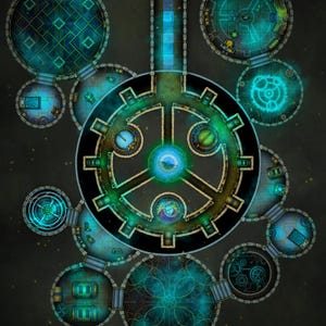 Steampunk Battlemap, Dnd Map, D&D, Battlemap, Clockwork, Dungeons and ...