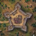 Star Fort Battlemap, Dnd Map, Castle, D&D, Tower, Battle Map, Gridded ...