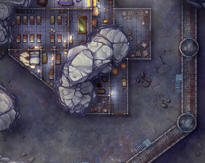 Underdark Battlemaps, Dnd Maps, D&D, Darklands, Gridded Maps, Cave ...