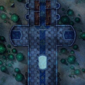 Cathedral Battlemap, Dnd Map, D&D, Battlemap, Temple, Church, Dungeons ...