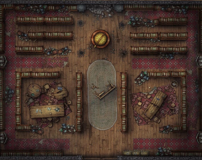 Fort Battlemap, Dnd Map, Castle Map, Island, D&D, Coastal, Pirate, RPG ...