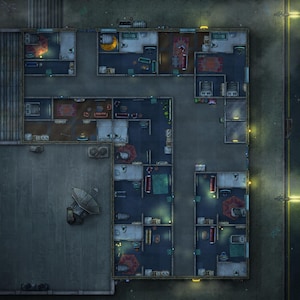 Apartment Battlemap, Dnd Map, Cyberpunk, Modern Maps, Sci Fi Battlemap ...