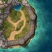 Fort Battlemap, Dnd Map, Castle Map, Island, D&D, Coastal, Pirate, RPG ...