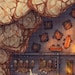 Demonic Fort Battlemap, Dnd Map, Hell, D&D, Battlemap, Castle, Grid Map ...