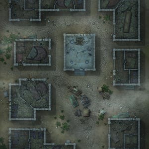 Desert City Streets, City Map, Dnd Maps, Battlemap, D&D, Pathfinder ...
