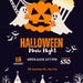 Custom Flyer Halloween Movie Night Template - Etsy