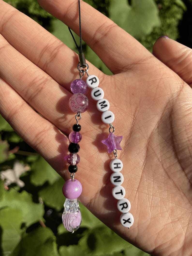 Handmade “k-pop Demon Hunters”- Inspired Matching HUNTRIX Phone Charms ...
