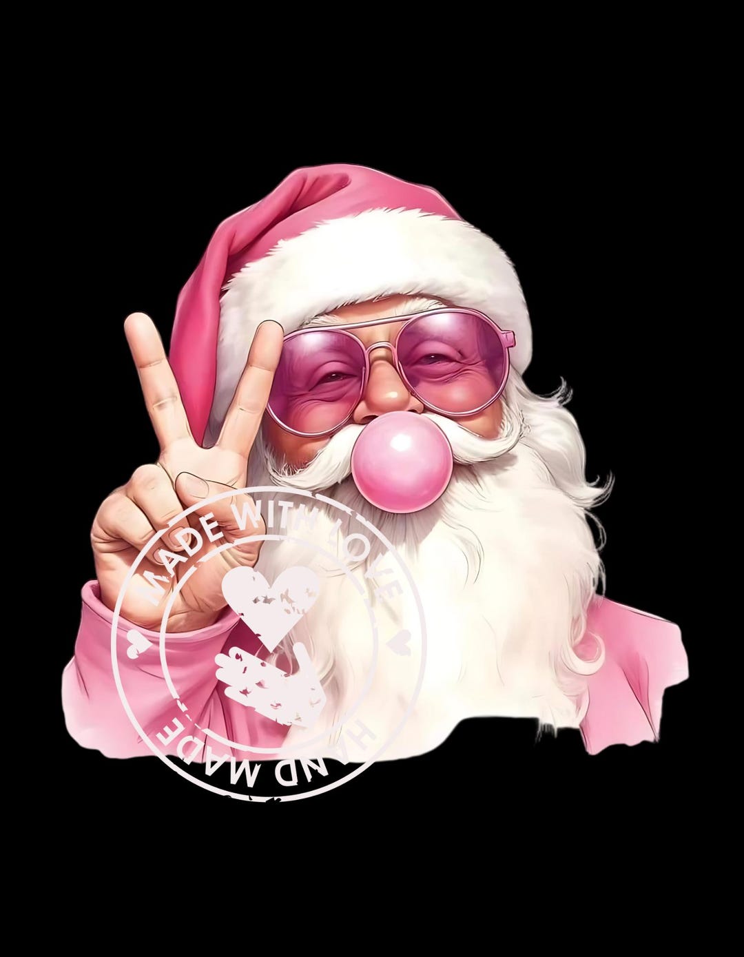 Preppy Santa PNG - Etsy