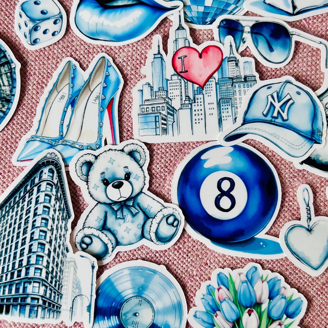 Pinterest It Girl Sticker Pack | Downtown Girl Stickers | Posh Girl ...