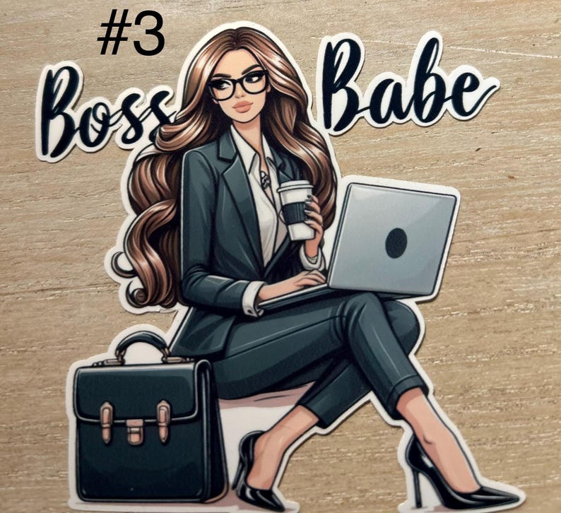 Girl Boss, Boss Babe, Lady Boss Vinyl Stickers Decals, 9 Cm - Etsy