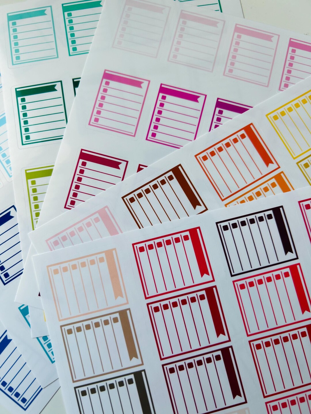 Planner Organizer Bullet Journal Task List Tab Premium Vinyl Stickers 1 ...