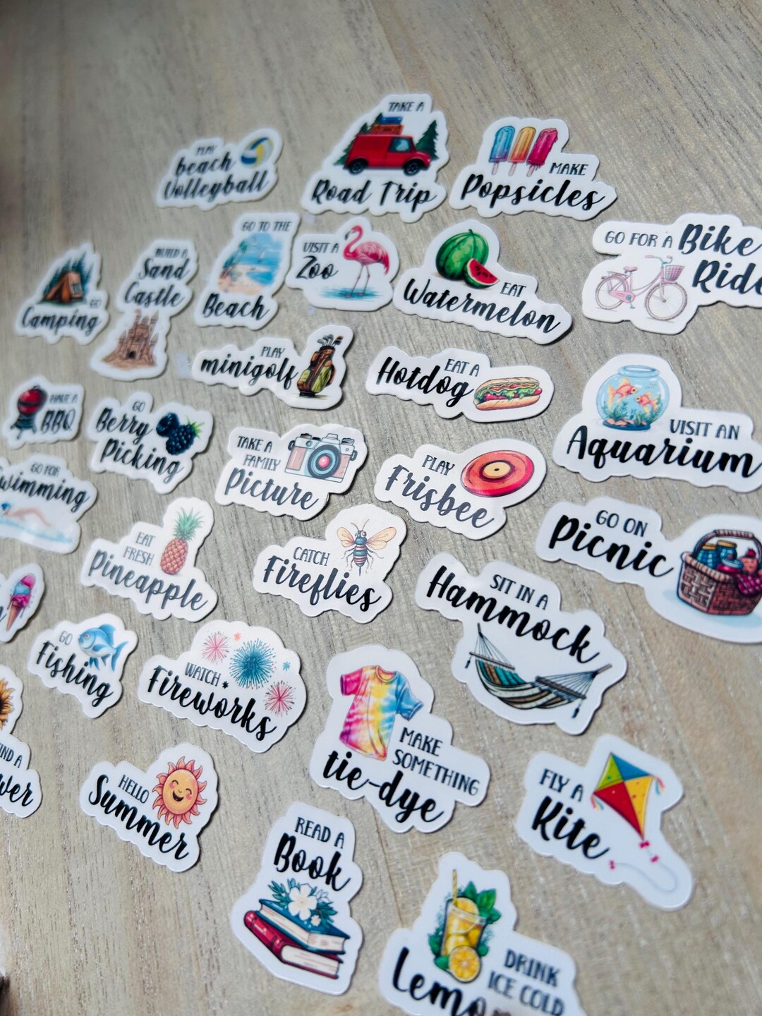 30 Planner Organizer Bullet Journal Task List Vinyl Stickers 1 Sheet ...