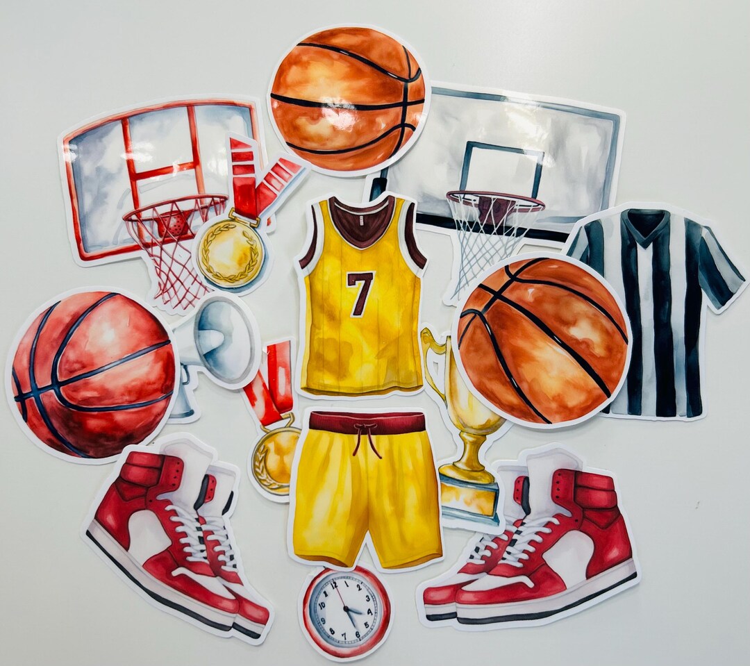 15 Basketball Stickers: Nike Jordan’s Shoes, Basketball, Players and ...