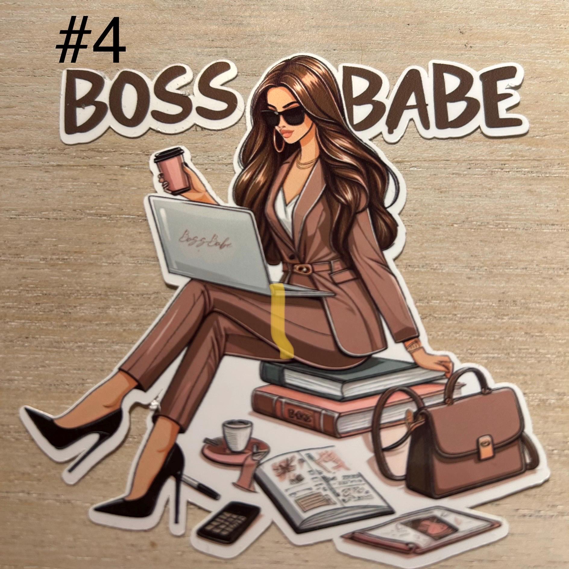 Girl Boss, Boss Babe, Lady Boss Vinyl Stickers Decals, 9 Cm - Etsy