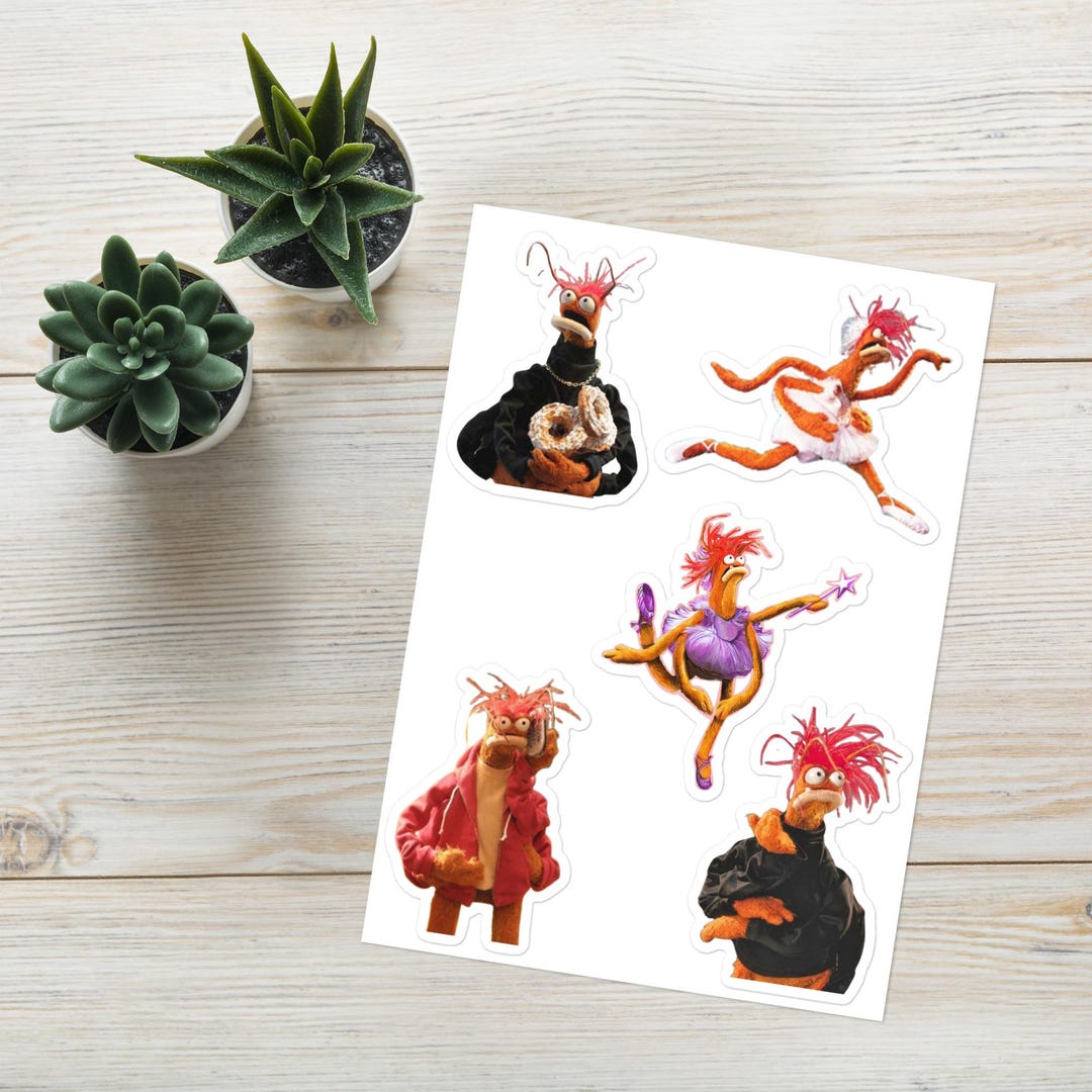 Pepe King Prawn Tiktok Meme Removable Stickers Decals Sticker Sheet - Etsy