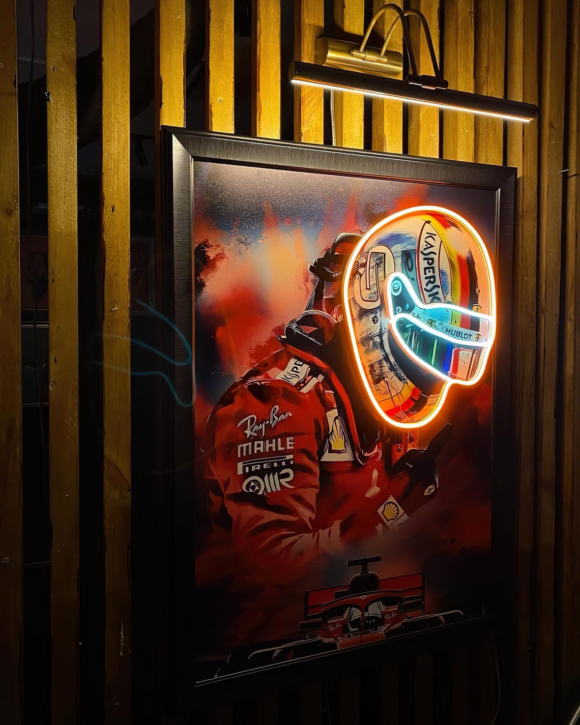 F1 Neon Painting Art | F1 Wall Art | Formula 1 Wall Art | Neon Sign ...