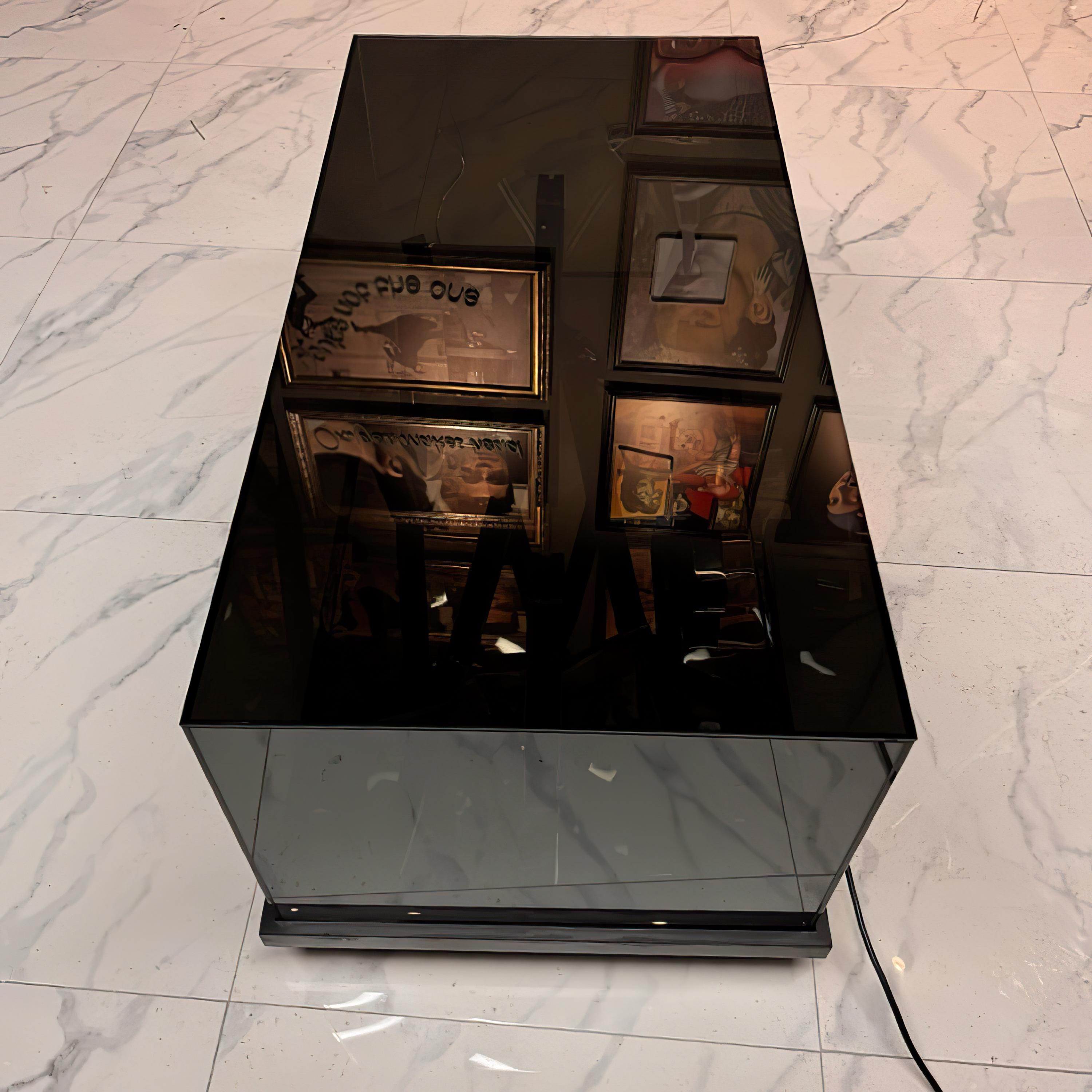 Infinity Table Purple Mix | Infinity Mirror Table | Neon Table ...