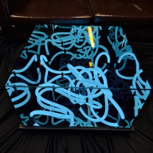 Infinity Mirror Table | Glowing Coffee Table | Neon Table | Infinity ...