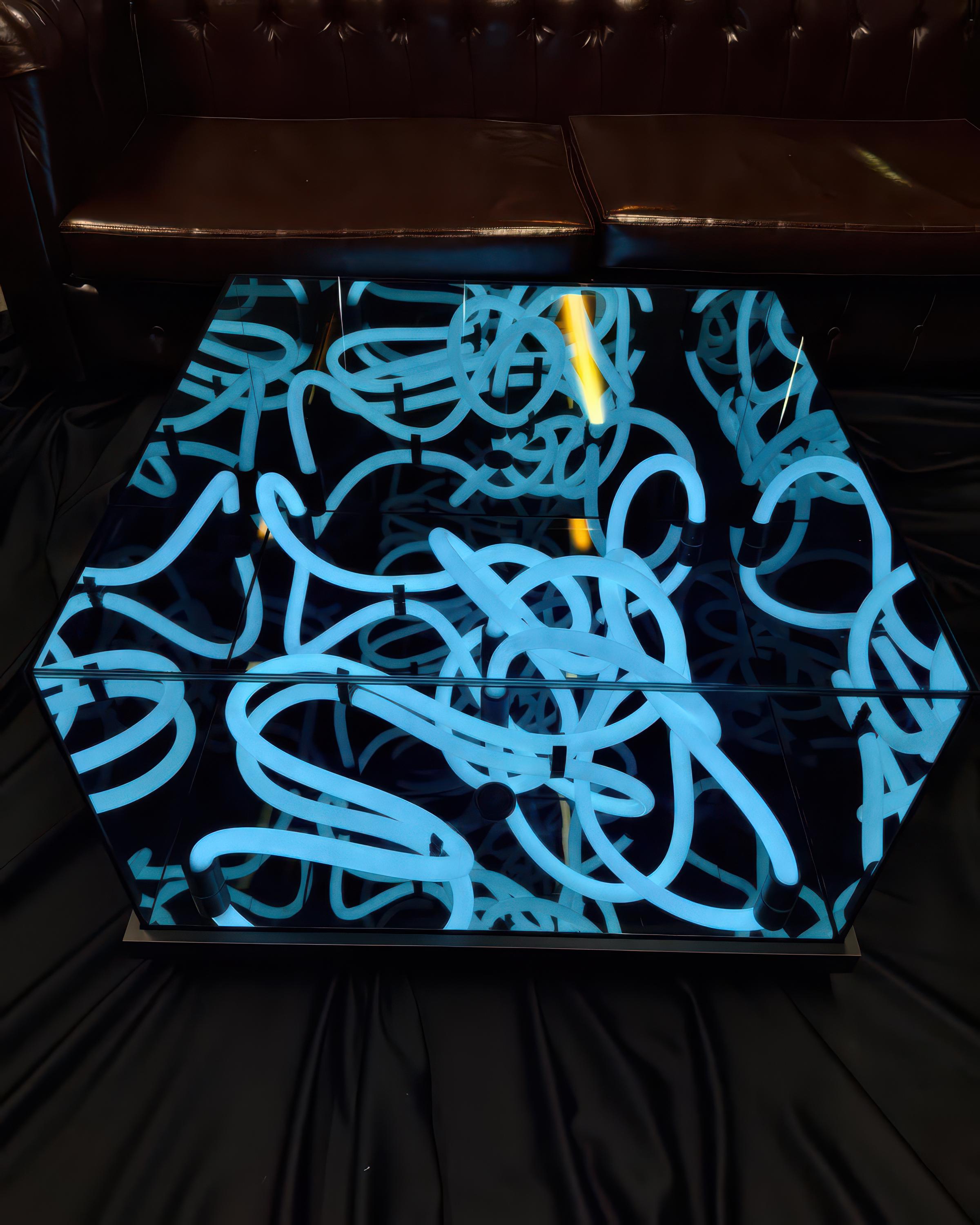 Infinity Mirror Table | Glowing Coffee Table | Neon Table | Infinity ...