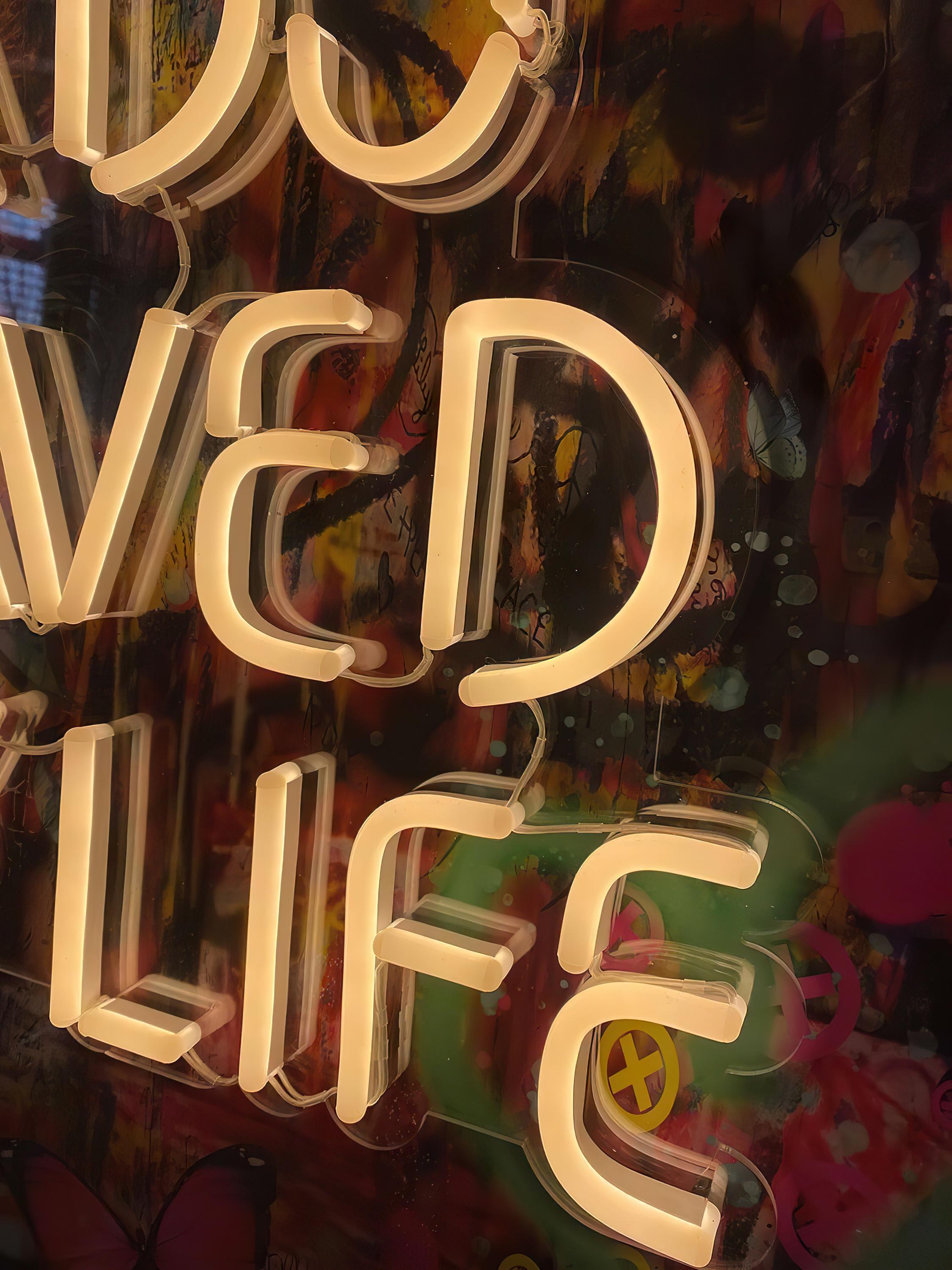 Neon Painting Art | Neon Sign Art | Neon Sign Bedroom | Neon ...